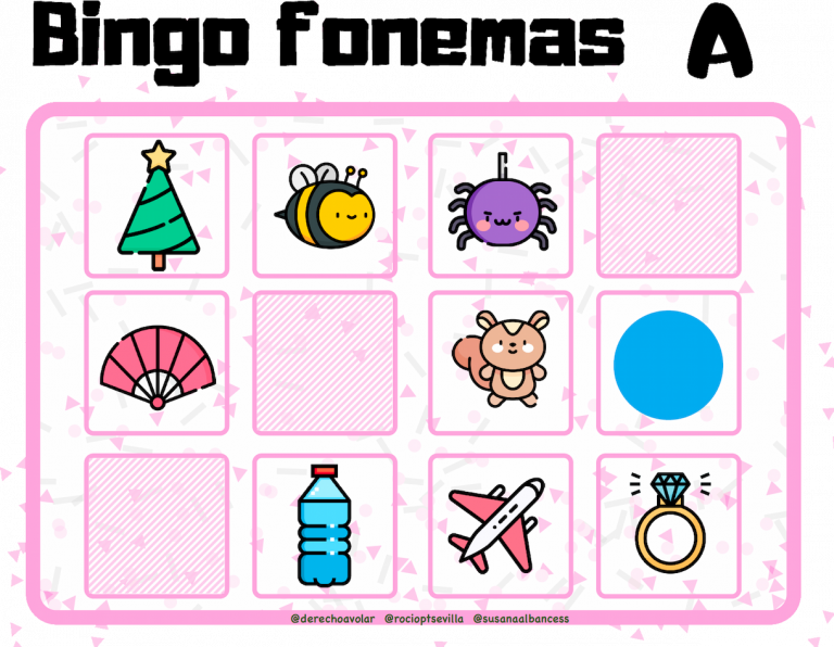 Bingo de fonemas | con TODOS los fonemas (A-Z) - Educaenvivo