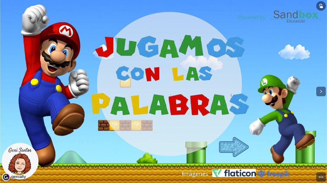 Conciencia fonológica y silábica Mario Bros [Genially] - Educaenvivo