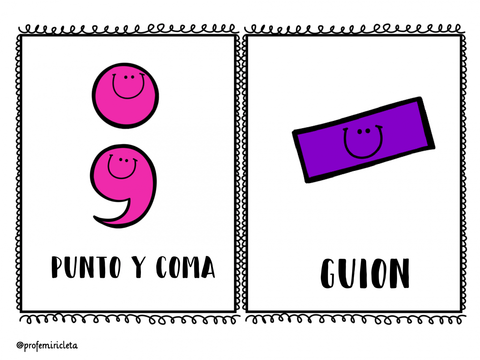 Signos de Puntuación: Materiales para usarlos adecuadamente