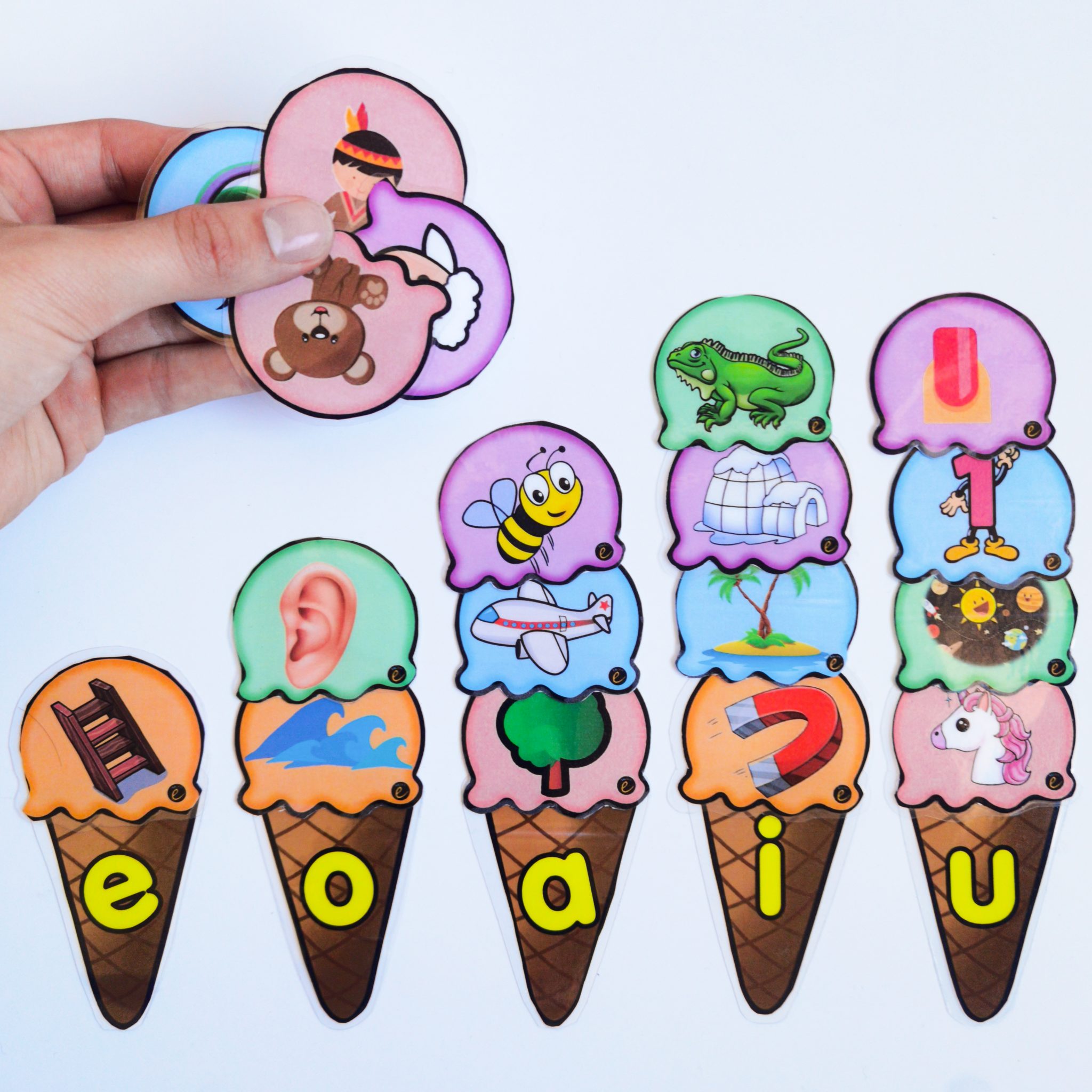 Helados de vocales – Educaenvivo