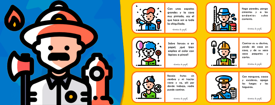 Dominó de Profesiones para Comprensión Lectora – Educaenvivo