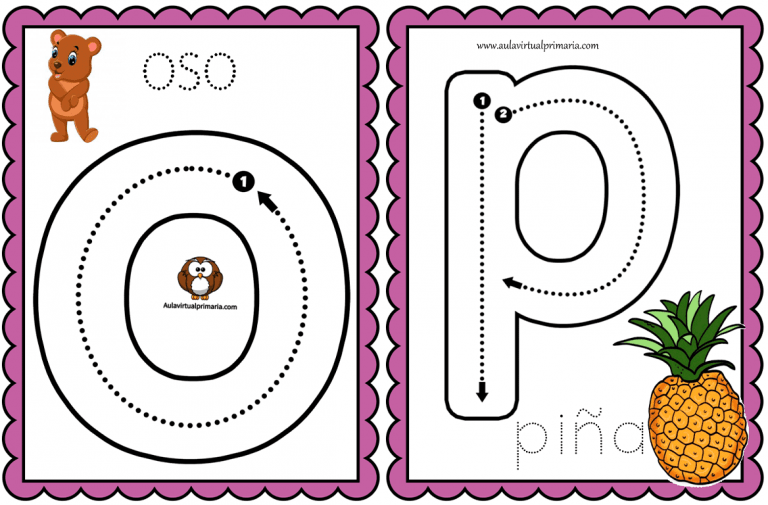 Trazos y letras: 26 tarjetas para trazar letras - Educaenvivo