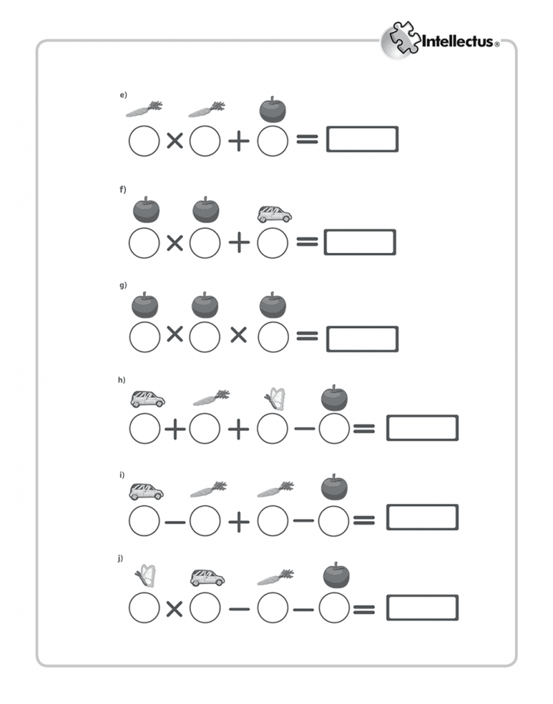 Ejercicios de razonamiento lógico-matematico para Primaria - Educaenvivo