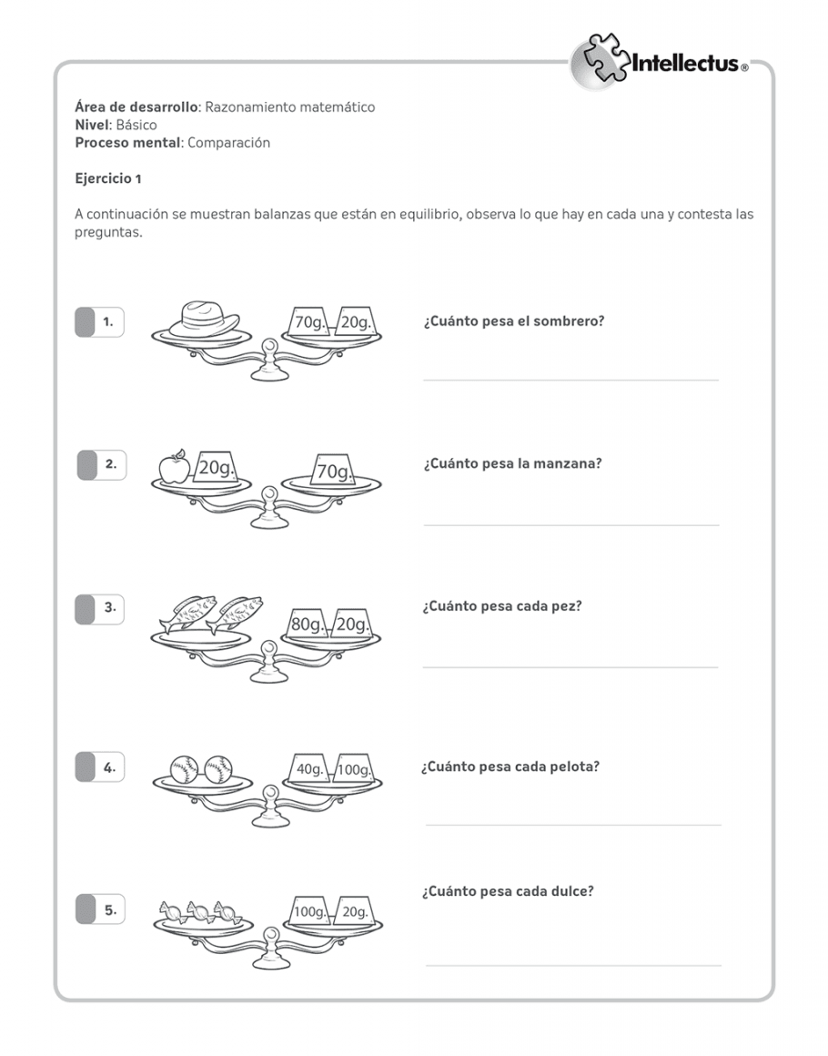 Ejercicios de razonamiento lógico-matematico para Primaria - Educaenvivo