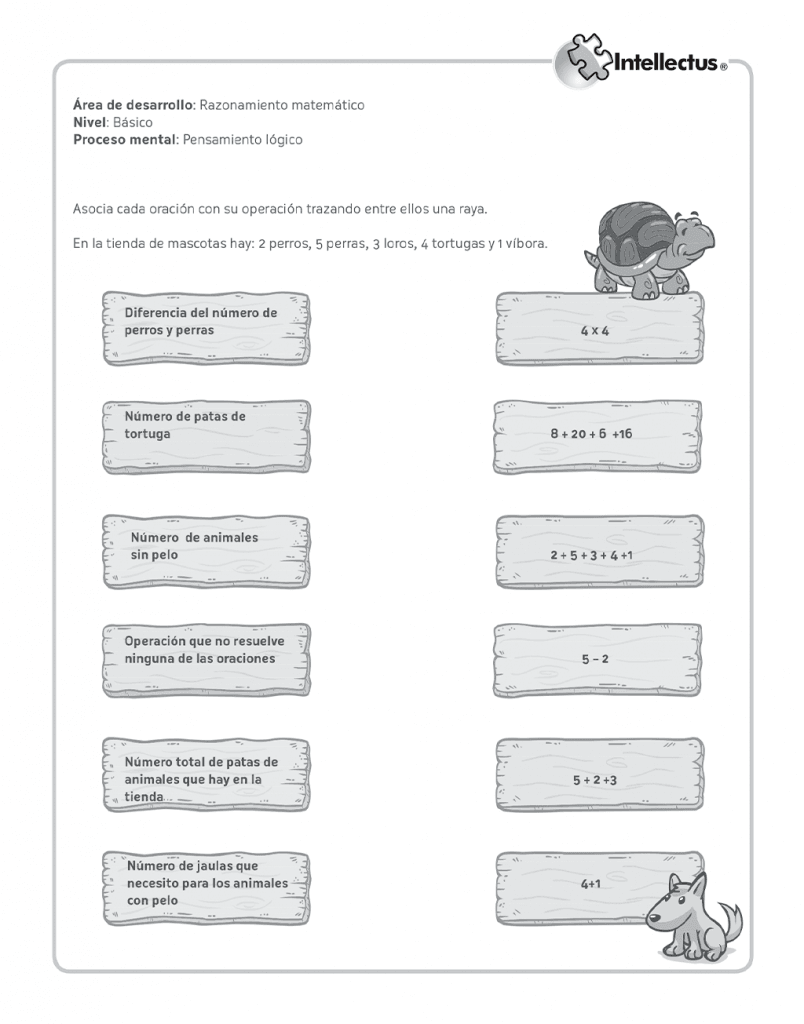 Ejercicios de razonamiento lógico-matematico para Primaria - Educaenvivo