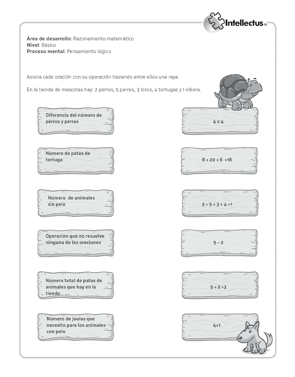 Ejercicios de razonamiento lógico-matematico para Primaria - Educaenvivo
